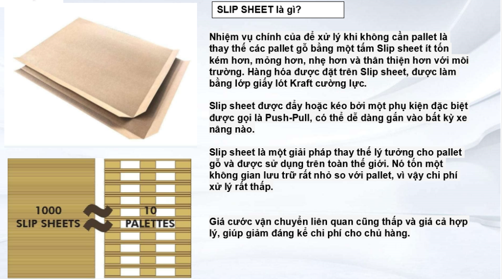 Slip Sheet Pallet là gì?